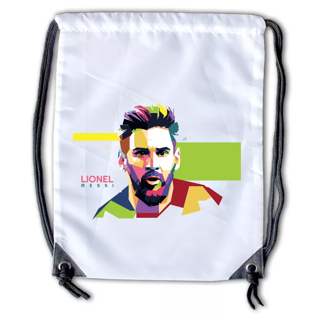 Lionel Messi Grafika Focis Tornazsák | Többféle Színben